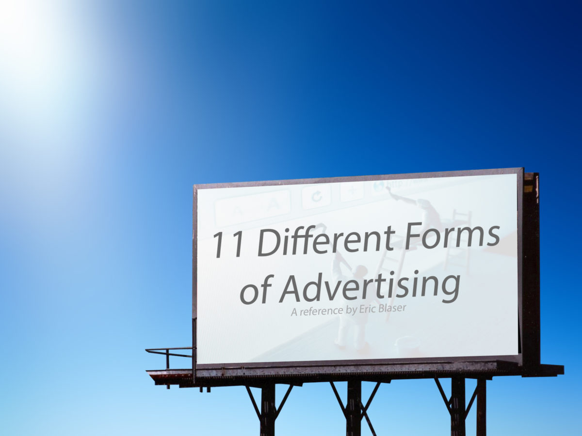 11 Different Forms of Traditional Advertising